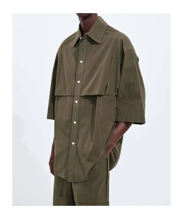 Bottega Veneta Macro Intreccio Cotton Shirt