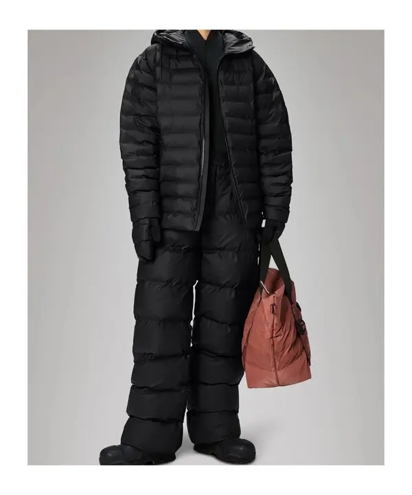 Rains Logo-patch Quilted Jacket