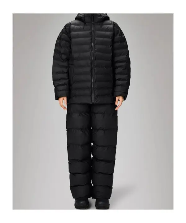Rains Logo-patch Quilted Jacket