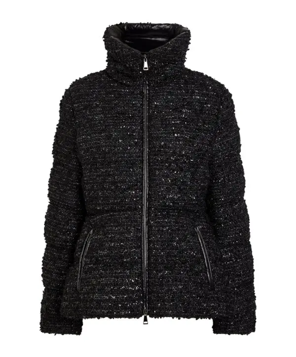 Moncler Urbel Padded Metallic-tweed Jacket