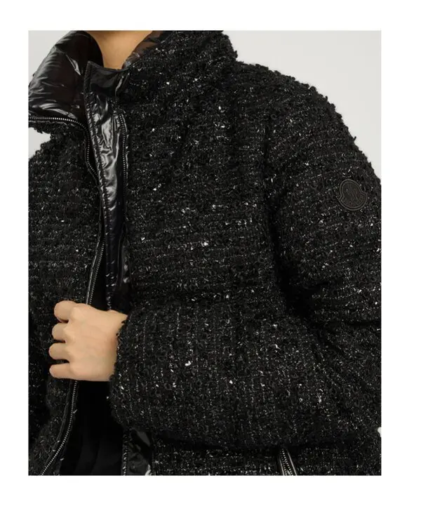Moncler Urbel Padded Metallic-tweed Jacket