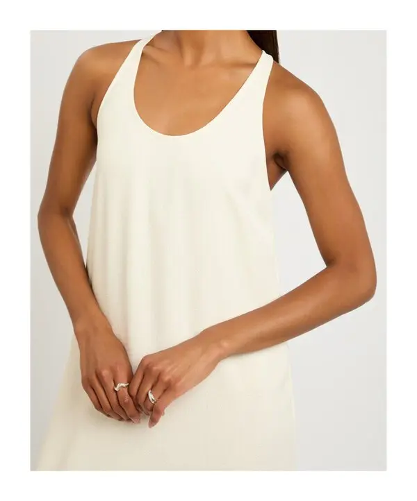 TOTEME Scoop-neck Woven Midi Dress