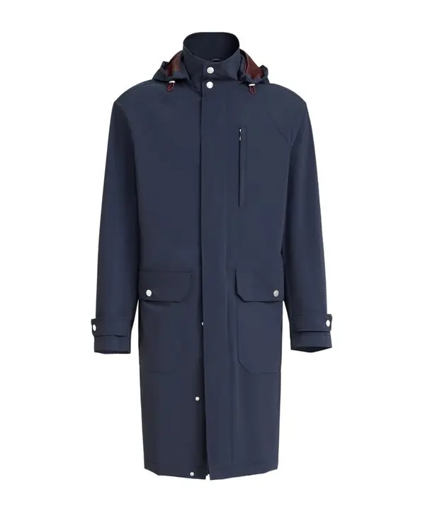 Brunello Cucinelli Detachable Hood Parka Coat