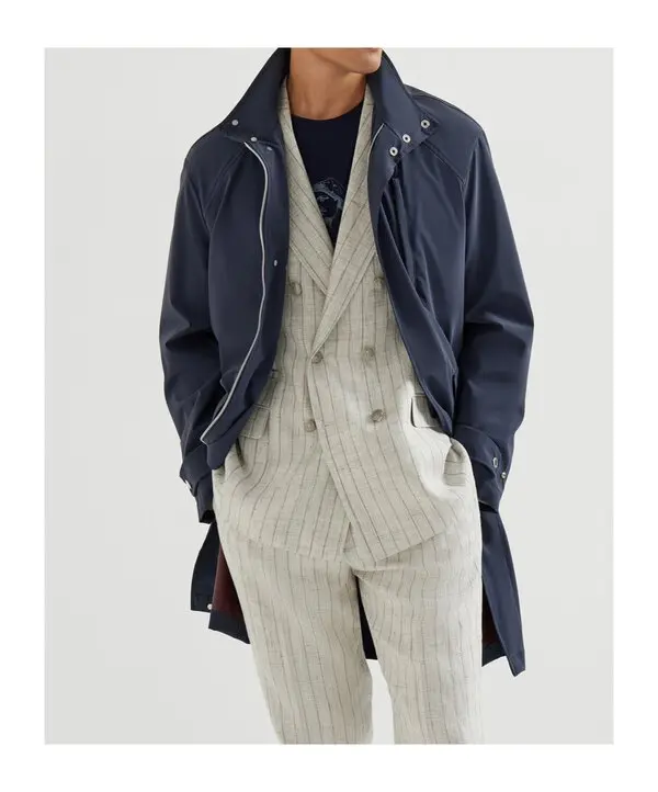 Brunello Cucinelli Detachable Hood Parka Coat
