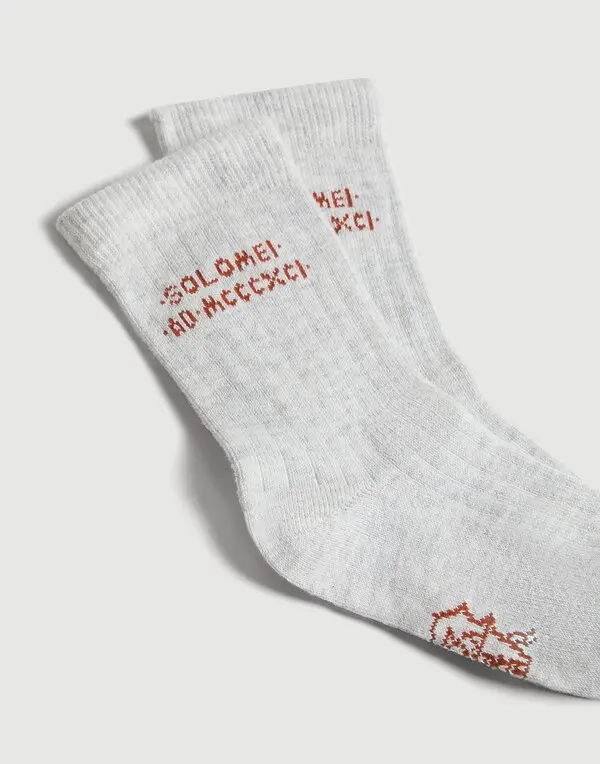 Brunello Cucinelli Intarsia Knit Socks