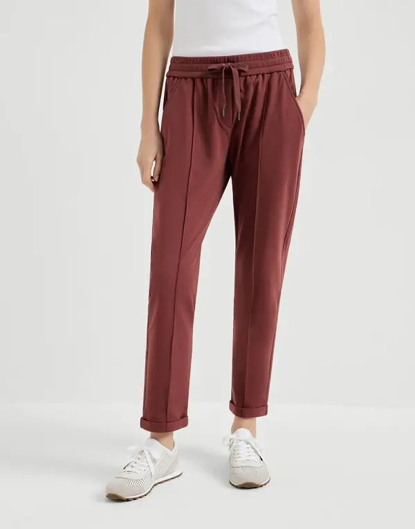 Brunello Cucinelli Drawstring Track Pants - Red