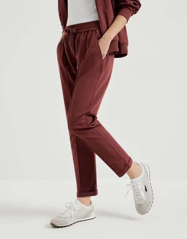 Brunello Cucinelli Drawstring Track Pants - Red