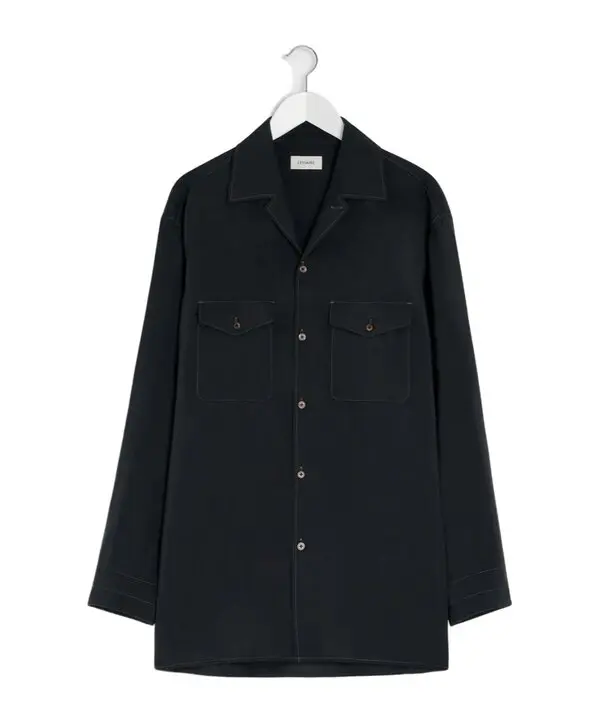 LEMAIRE Notched-collar Fla-pocket Shirt