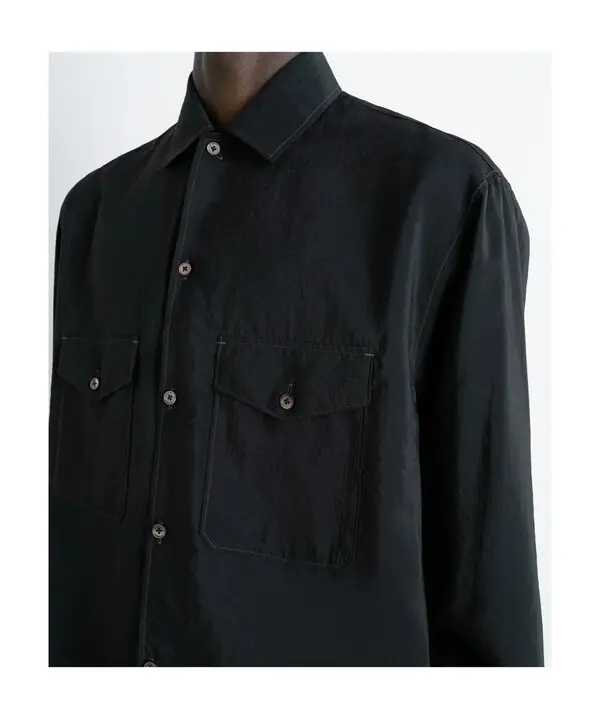 LEMAIRE Notched-collar Fla-pocket Shirt