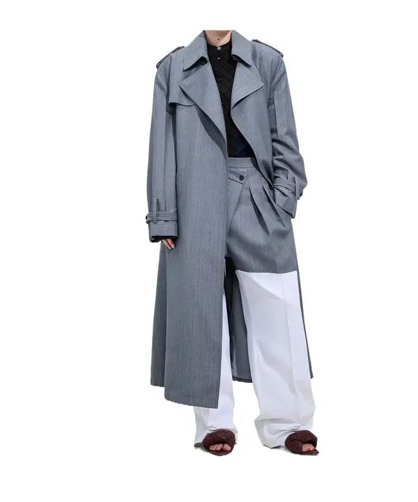 Bottega Veneta Wool And Mohair Trench Coat