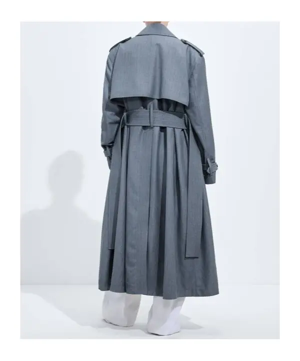 Bottega Veneta Wool And Mohair Trench Coat