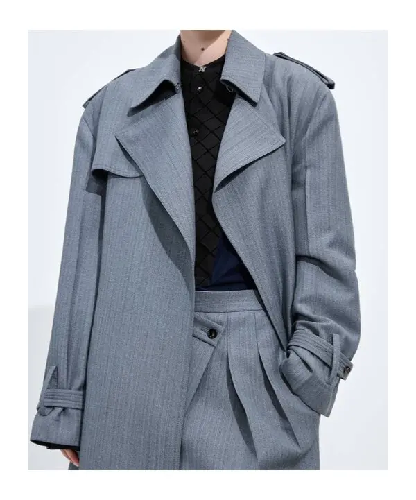 Bottega Veneta Wool And Mohair Trench Coat