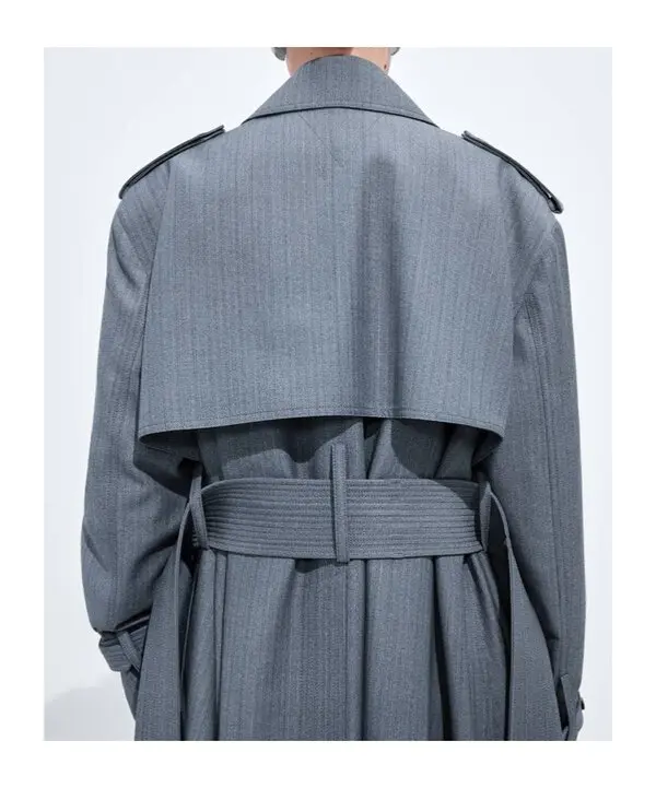Bottega Veneta Wool And Mohair Trench Coat