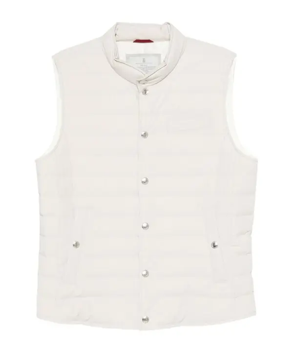 Brunello Cucinelli Quilted Snap-fit Fastening Vest