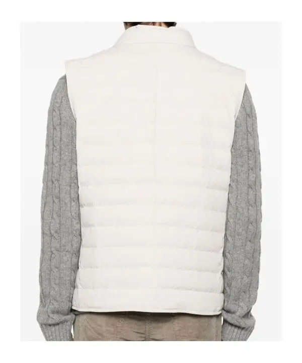 Brunello Cucinelli Quilted Snap-fit Fastening Vest