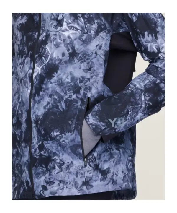 Y3 Hooded Running Jacket With Reflective Logo