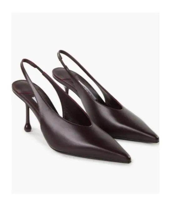 JIMMY CHOO Open-back Pointed Toe High-heeled Sandals