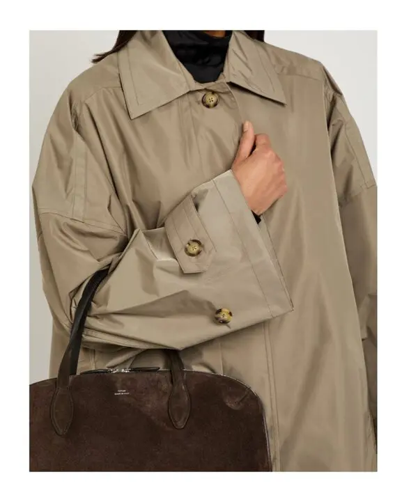 TOTEME Taffeta Coat - Nude