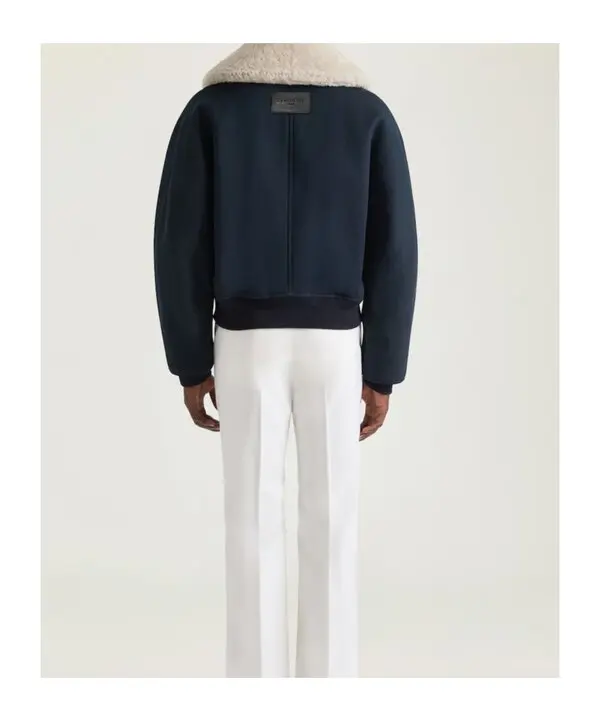 Givenchy Bomber Jacket With Shearling Collar