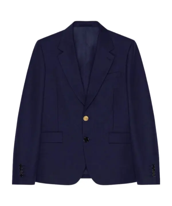 Givenchy Single-breasted Blazer In Wool And Mohair
