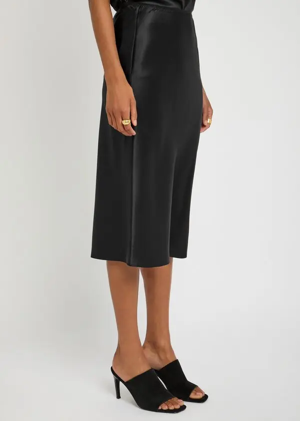 JOSEPH Isaak Silk Midi Slip Skirt