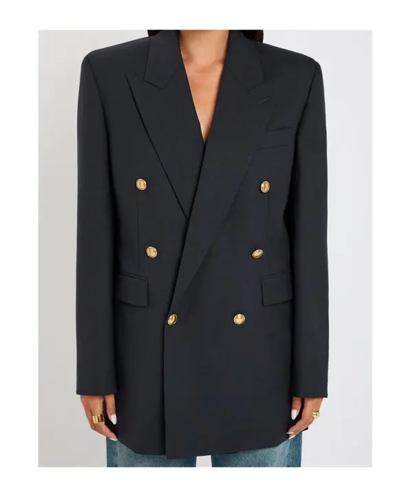 Saint Laurent Double-breasted Wool Blazer