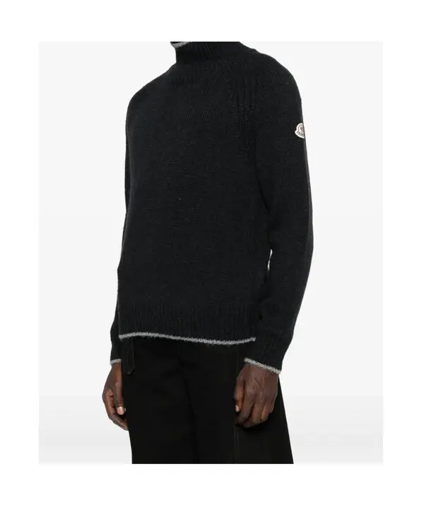 Moncler Alpaca Wool Blend Turtleneck Jumper
