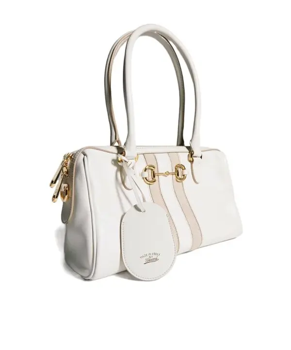 Gucci Borsetto Medium Boston Bag - White