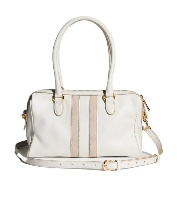 Gucci Borsetto Medium Boston Bag - White