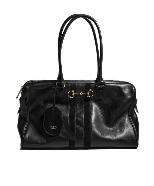 Gucci Large Boston Bag With Horsebit Detail