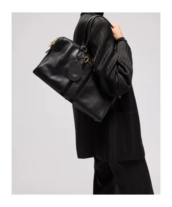 Gucci Large Boston Bag With Horsebit Detail