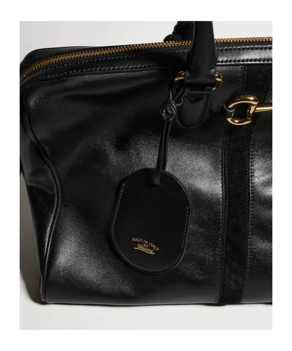 Gucci Large Boston Bag With Horsebit Detail