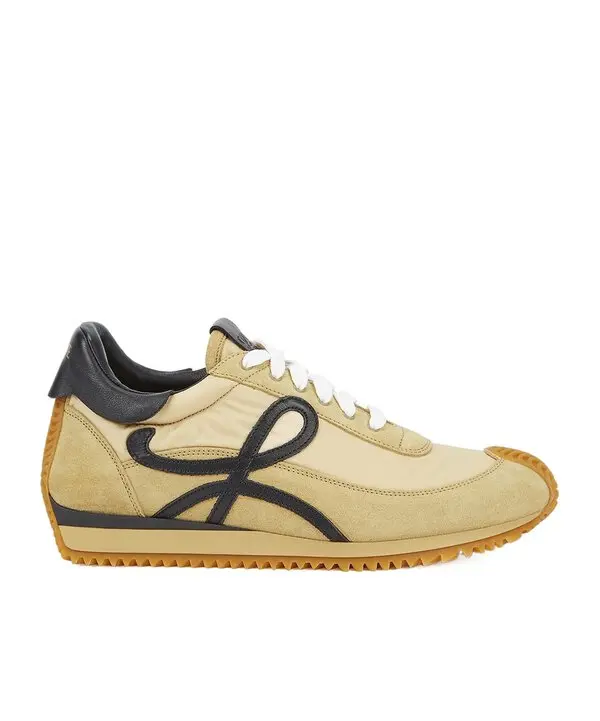 Loewe Flow Runner Panelled Sneakers - Nude