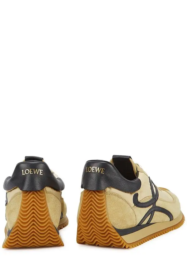 Loewe Flow Runner Panelled Sneakers - Nude