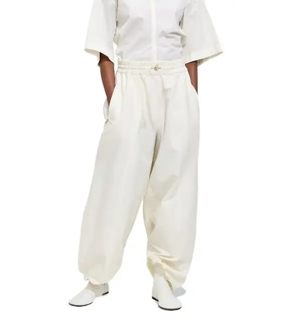 Bottega Veneta Compact Cotton Toile Pants