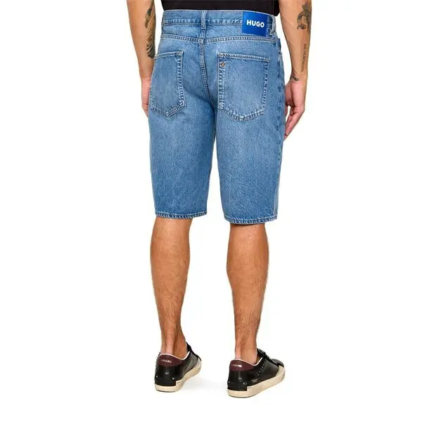 Hugo Boss Denim Shorts With Belt Loops