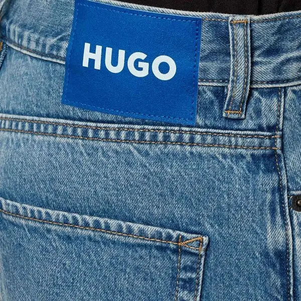 Hugo Boss Denim Shorts With Belt Loops