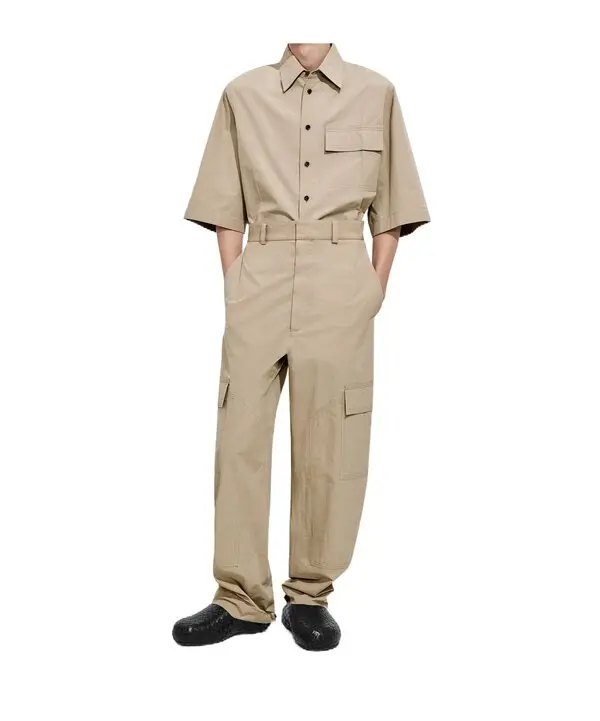 Bottega Veneta Cotton Toile Cargo Pants