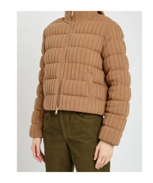 Moncler Padded Wool And Cashmere-blend Jacket