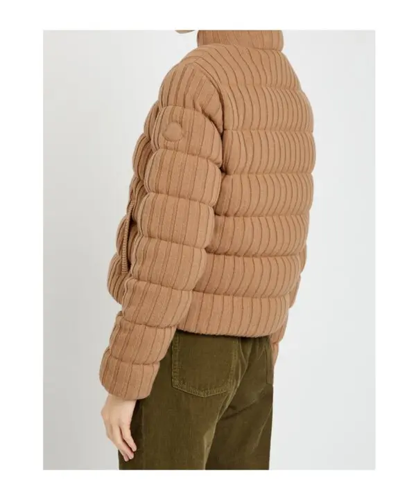 Moncler Padded Wool And Cashmere-blend Jacket