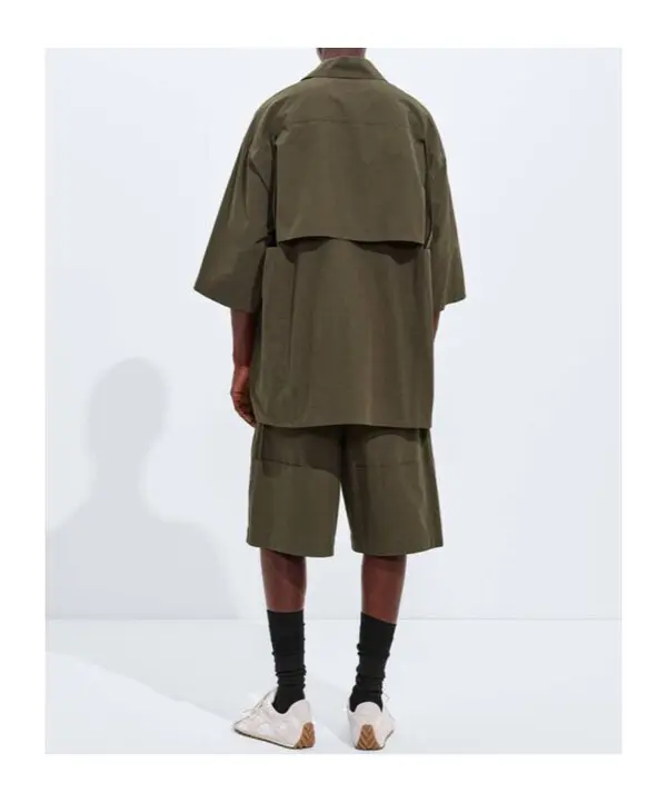 Bottega Veneta Macro Intreccio Cotton Shorts