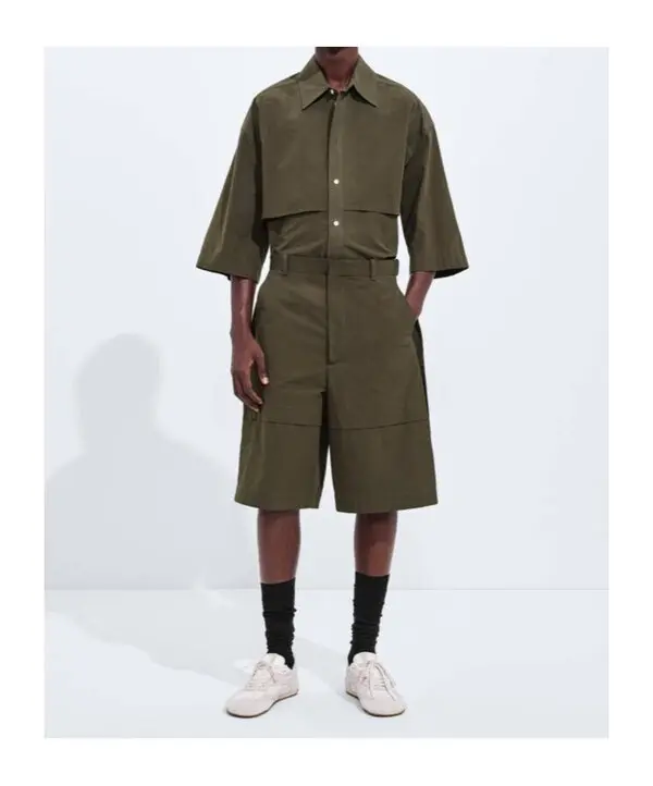 Bottega Veneta Macro Intreccio Cotton Shorts