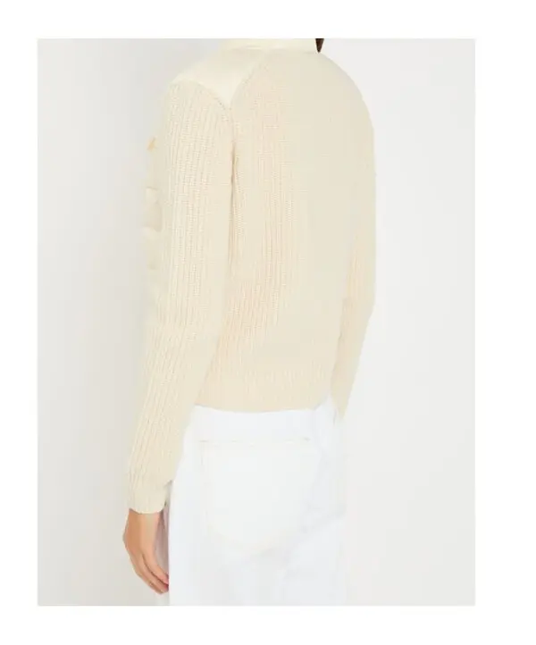 Moncler Quilted Wool And Cashmere-blend Cardigan