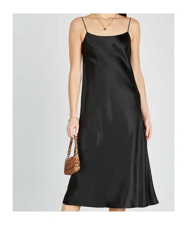 Vince Hammered Satin Slip Dress
