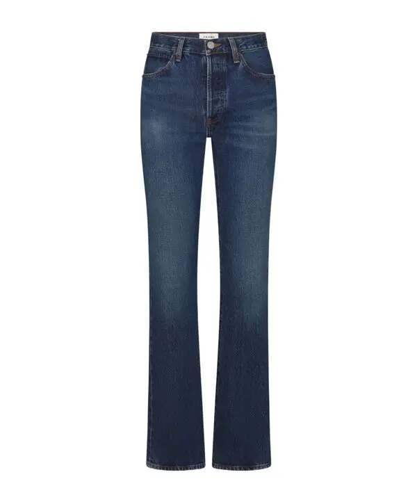 FRAME Multi-pocket Jeans With Button Closure