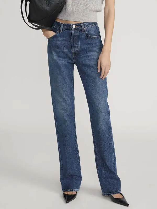 FRAME Multi-pocket Jeans With Button Closure