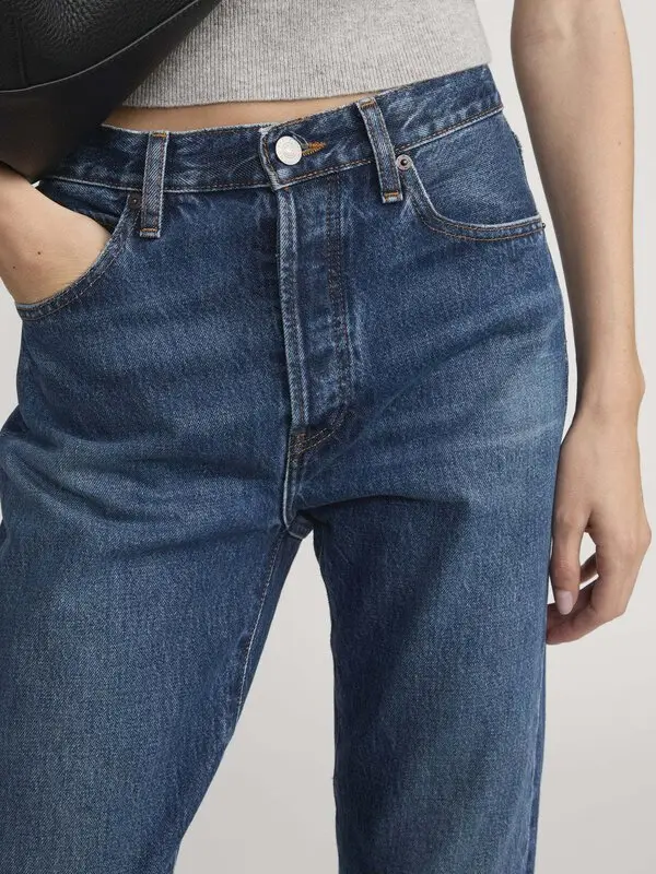 FRAME Multi-pocket Jeans With Button Closure