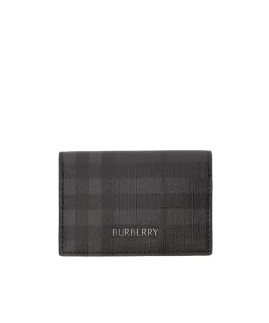 Burberry City Check Bifold Card Case