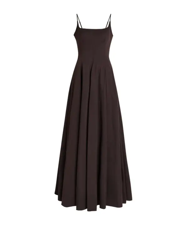 Staud Joy Cotton-blend Maxi Dress
