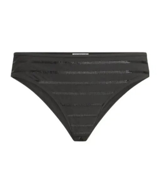 Brunello Cucinelli Stripes Monili Bikini Bottoms - Black